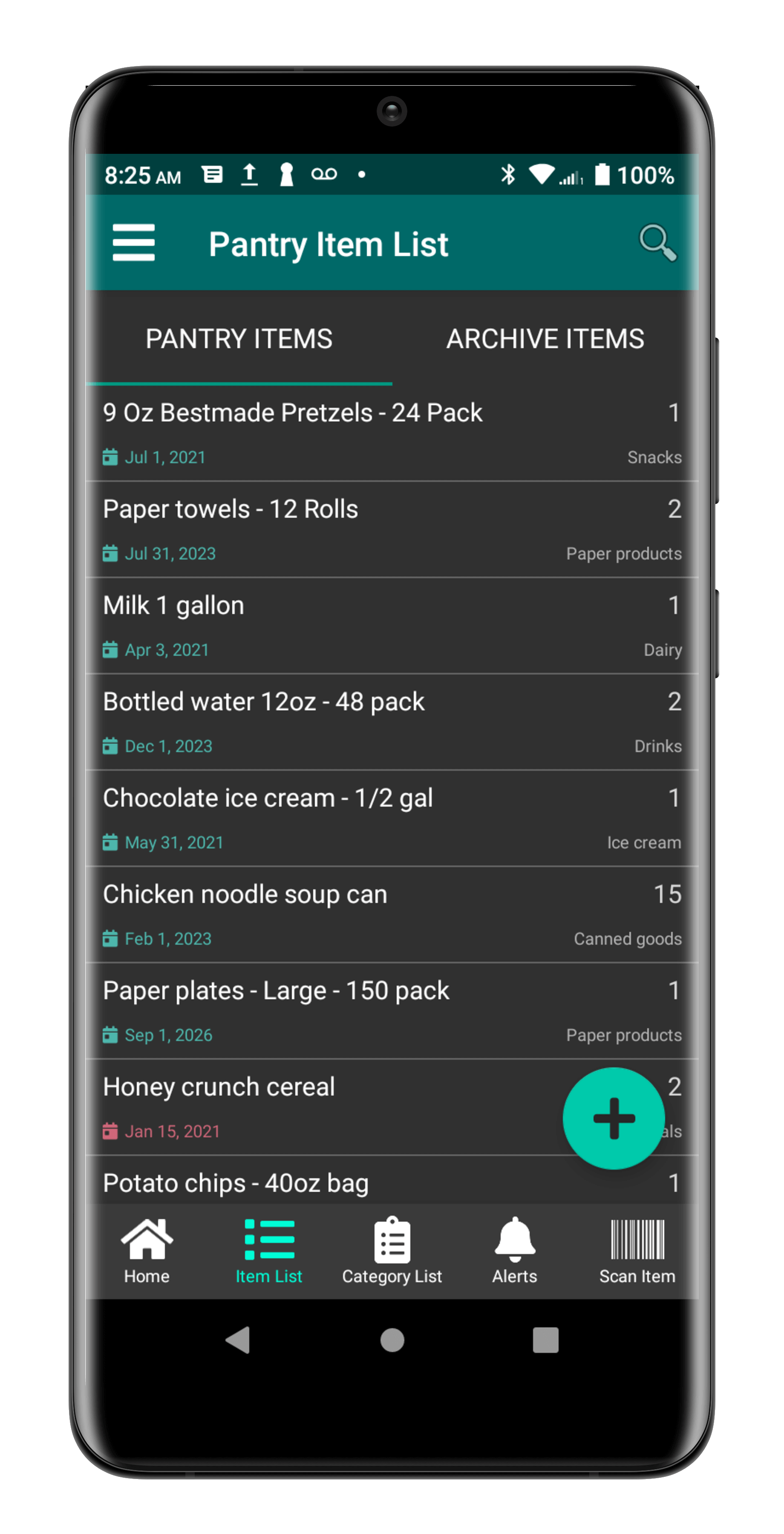 My Pantry Tracker Mobile App